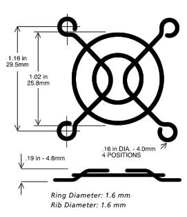35mm Black Fan Finger Grill – Coolerguys
