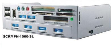 Scythe Kama-Panel 4 Multi Functional 5.25 Bay Silver – Coolerguys