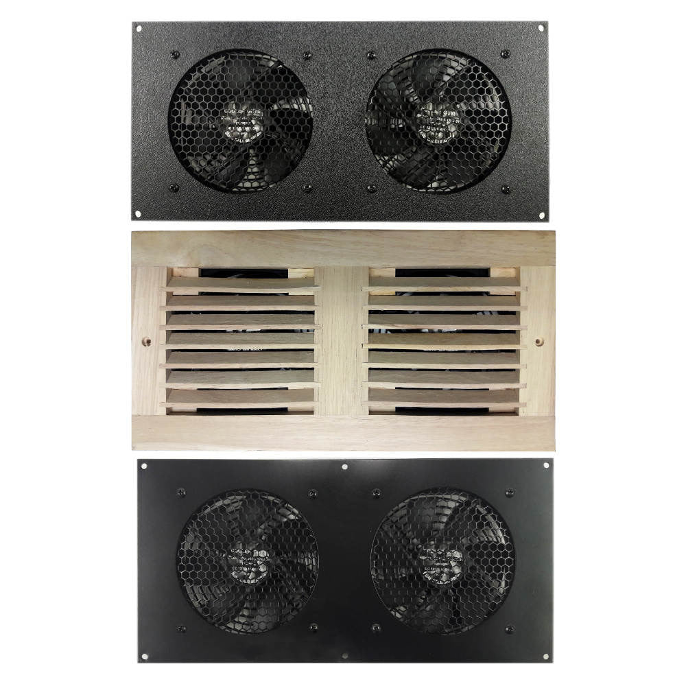 Dual 120mm Fan Cooling Kit with Thermal Controller - Coolerguys