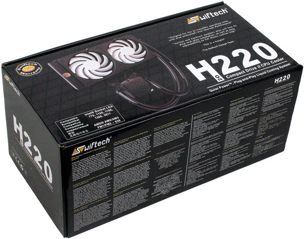 Swiftech H220 AIO Kit Dual CPU Liquid Cooling Kit – Coolerguys