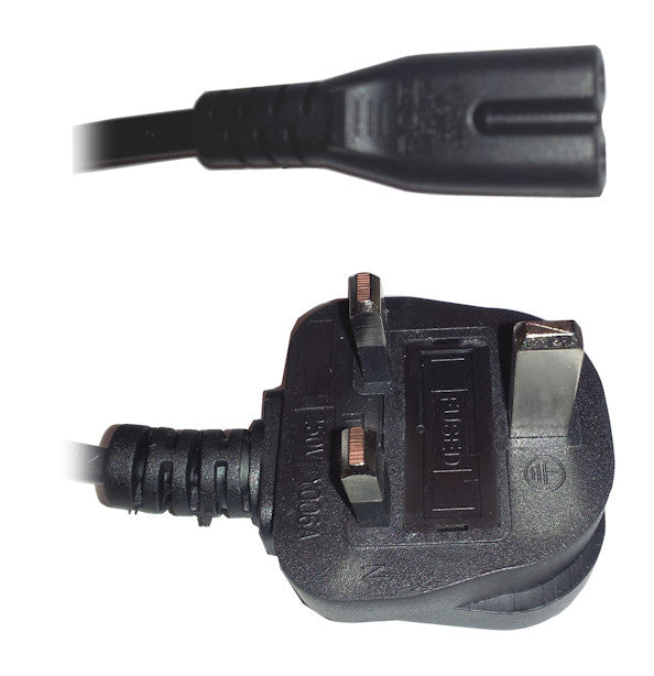 UK Molded Two Prong Power Cord – Coolerguys